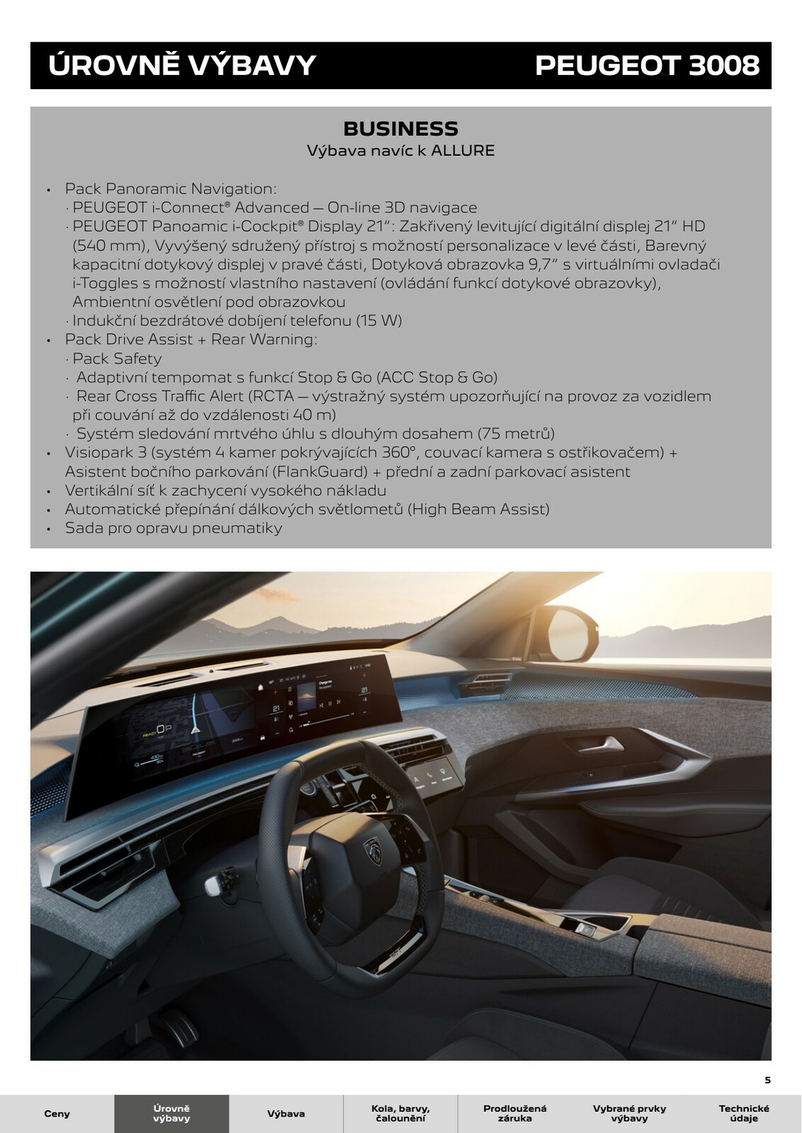 Peugeot 3008 - ceník