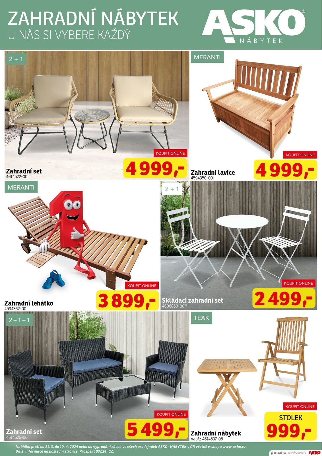 ASKO NÁBYTEK - Zahradní nábytek
