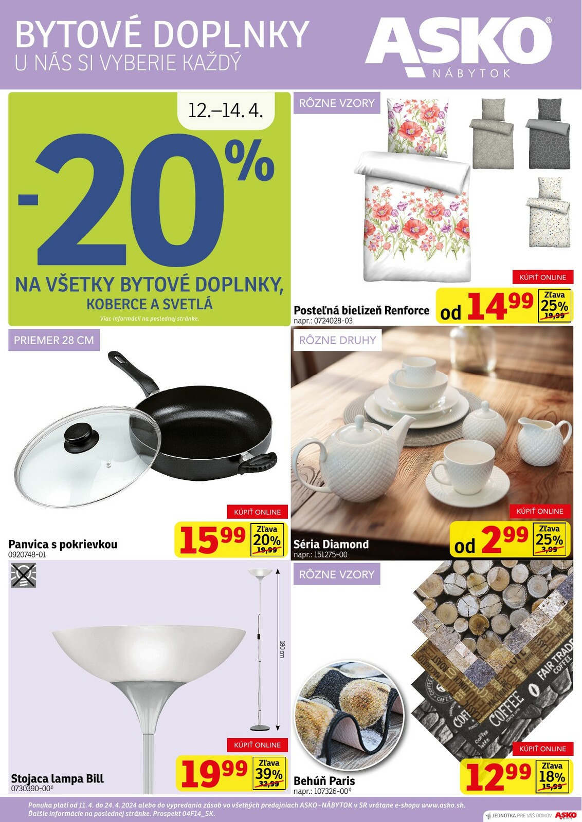 ASKO NÁBYTOK - Bytové doplnky za skvelé ceny