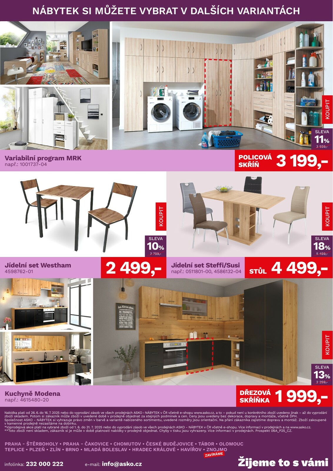 ASKO NÁBYTEK - Akční nabídka